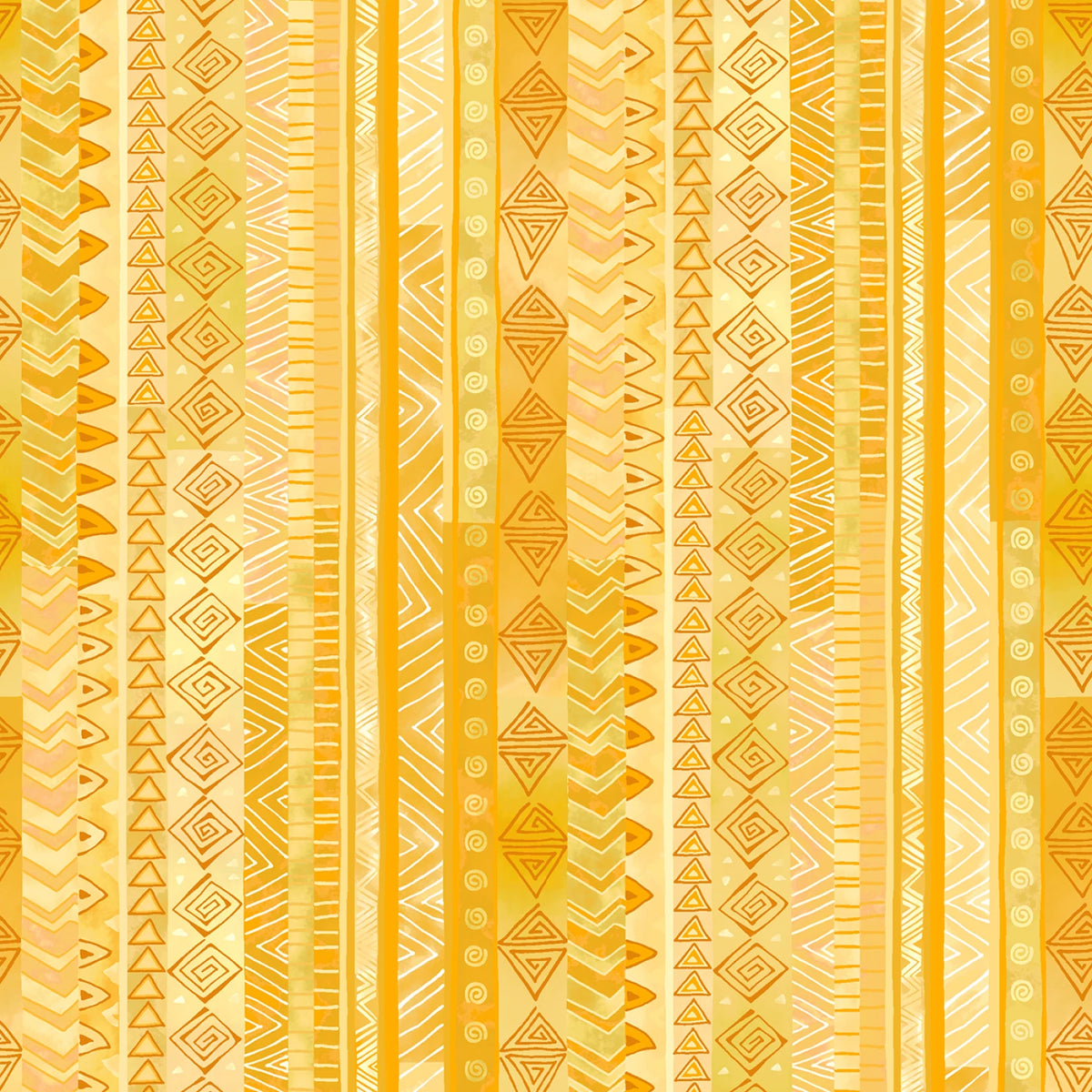 Laurel Burch Basic Stripe Gold by Laurel Burch for Clothworks Y3220-68 – Blissfully Warm Fabric