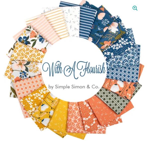 With A Flourish Layer Cake Precut 10-inch squares by Simple Simon and ...